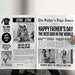 Fathers Day Newspaper, Printable for Dad, Personalized Gifts for Dad ...