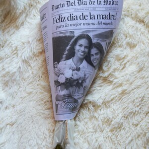 Spanish Mothers Day Newspaper Template, Printable Card (digital ...