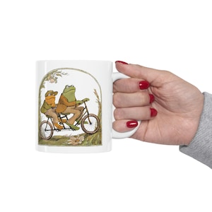 Frog and Toad Coffee Mug, Frog and Toad Mug, Cottagecore Mug, Frog and ...