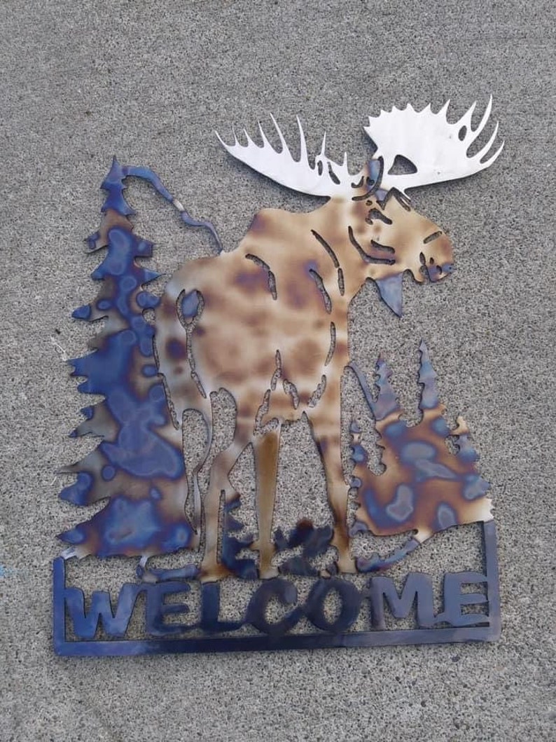 Welcome Moose - Etsy