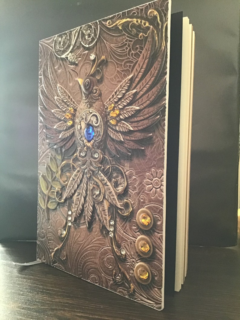 Phoenix Journal Notebook 3D Embossed A5 100 Sheets 200 Pages Lined ...