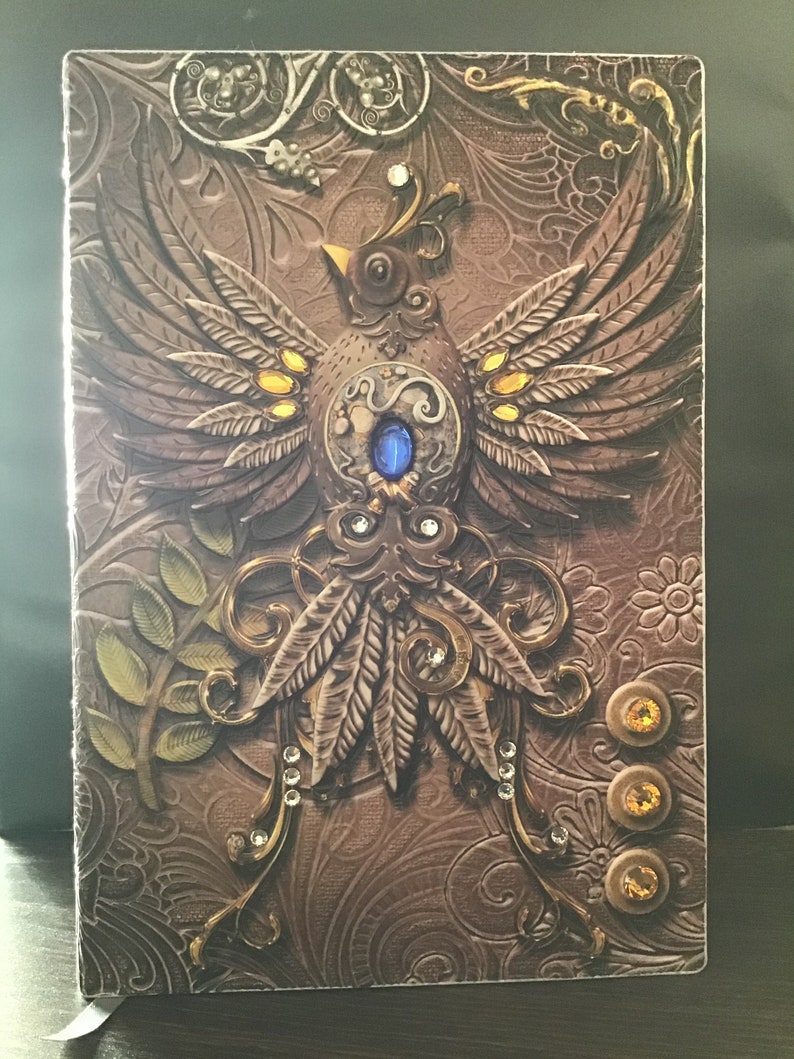 Phoenix Journal Notebook 3D Embossed A5 100 Sheets 200 Pages Lined ...