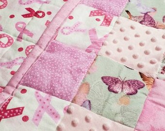 Breast Cancer Quilt - Etsy