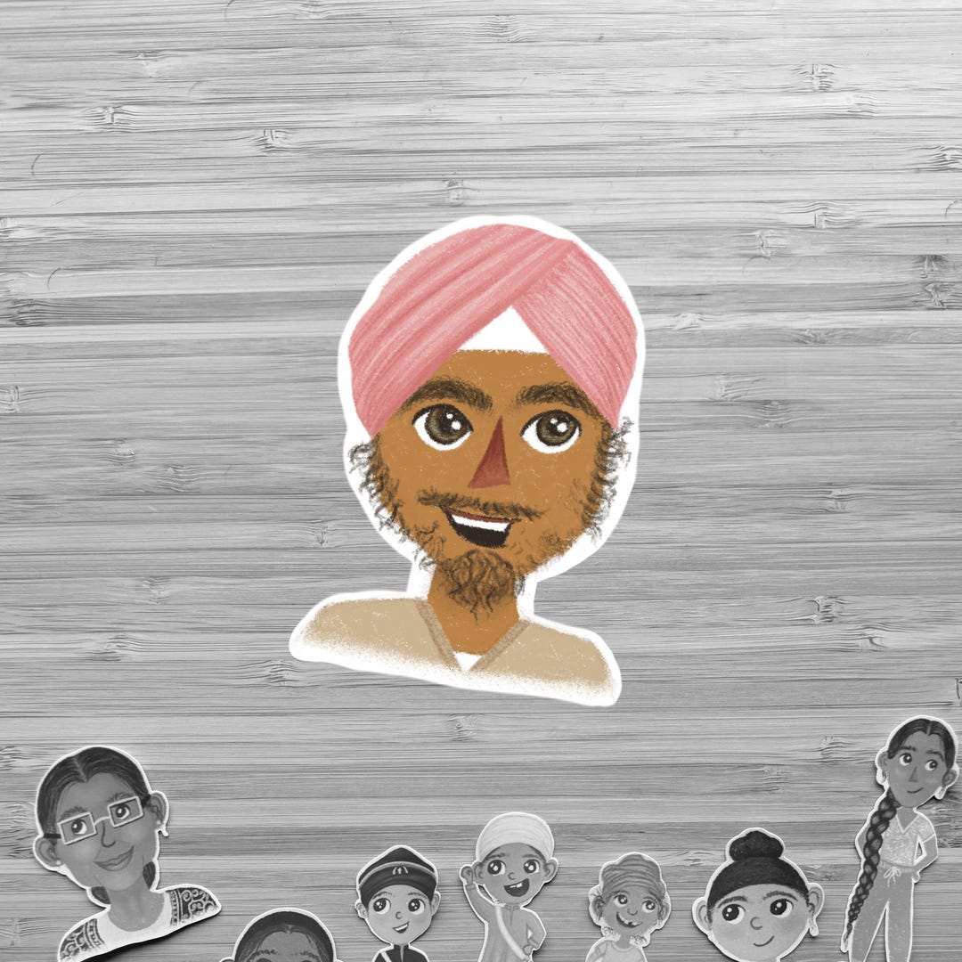 Young Singh - (individual) Sikhi Stickies - Etsy