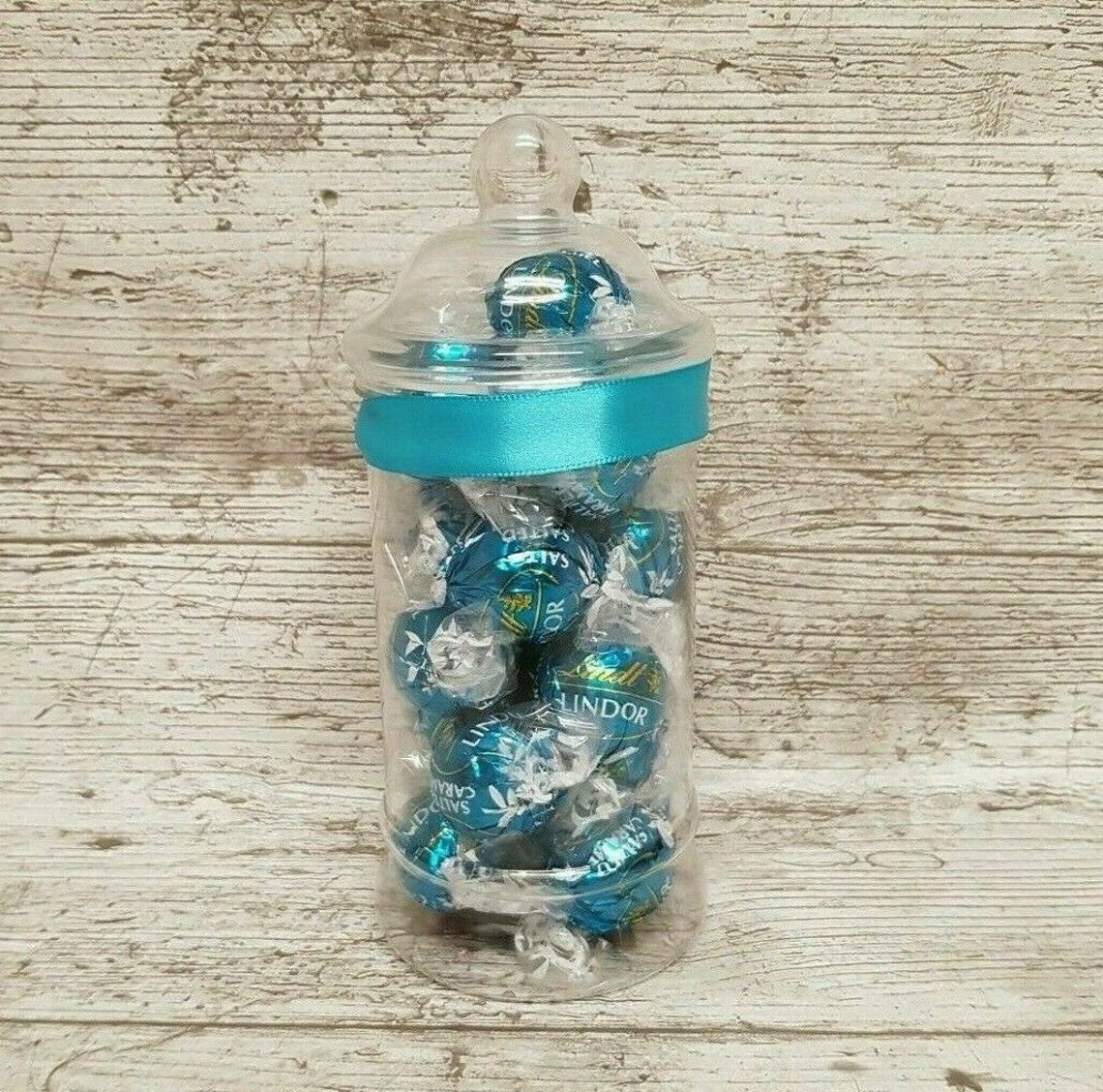 Lindt Lindor Salted Caramel Truffles Plastic Gift Jar Mothers - Etsy UK