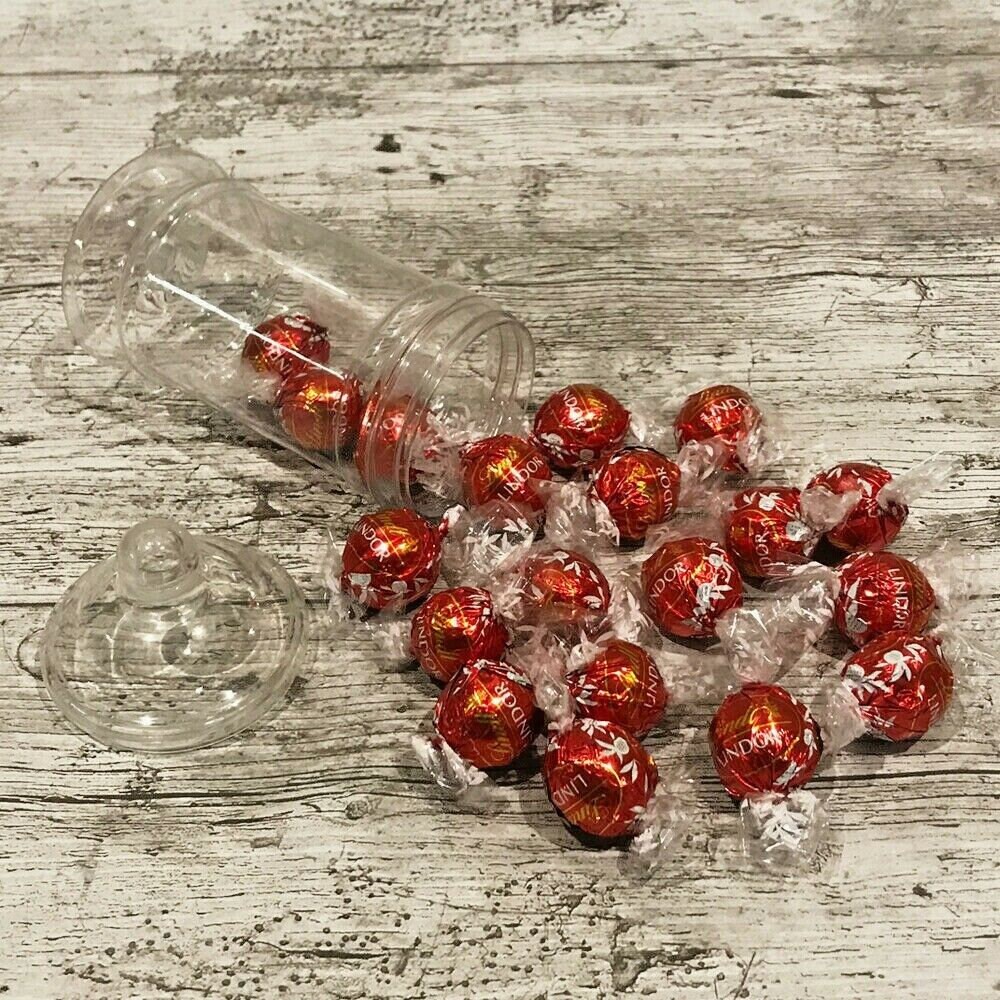 Lindt Lindor Milk Chocolate Truffles Plastic Gift Jar Mothers - Etsy UK