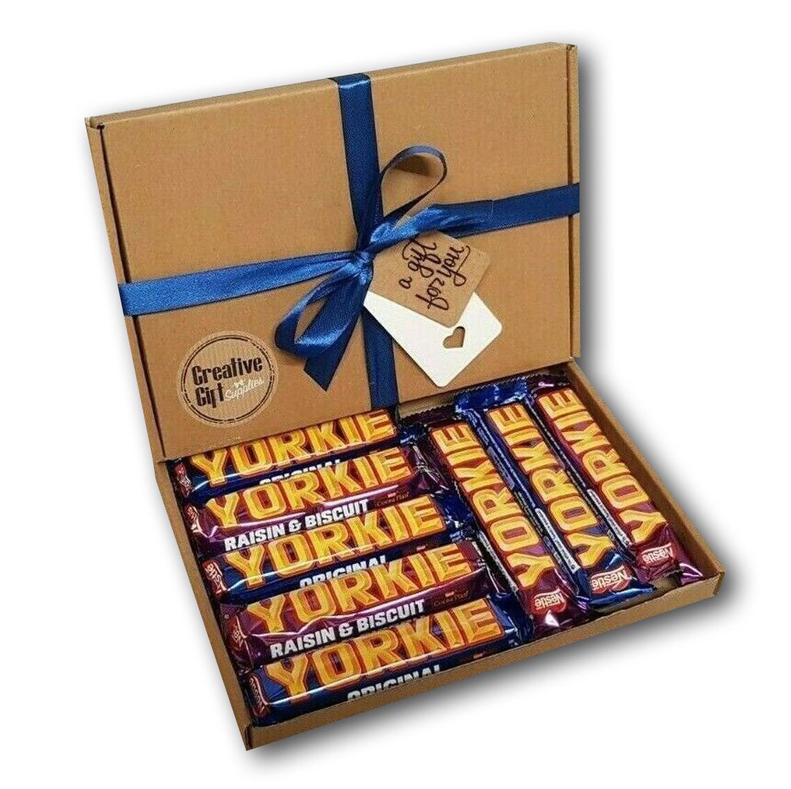 Nestle Yorkie Original and Yorkie Biscuit and Raisin Gift Box | Etsy UK