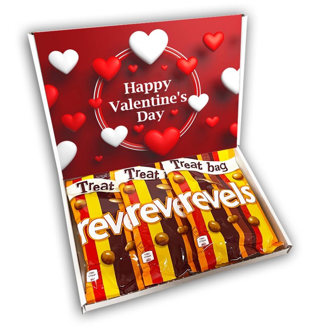 Revels Milk Chocolate Bags Gift Box Hamper Valentines Present ...