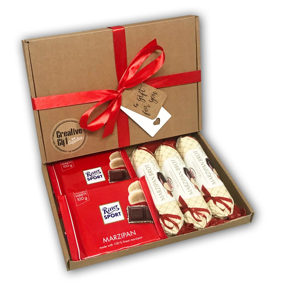 Zentis & Ritter Marzipan Bars Gift Box Hamper Birthday/ Fathers Day ...