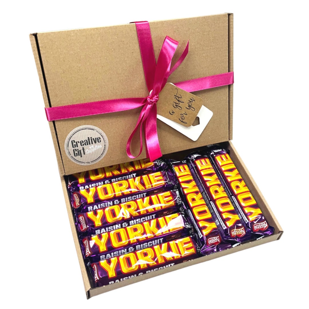 Nestle Yorkie Original and Yorkie Biscuit and Raisin Gift Box Birthday ...