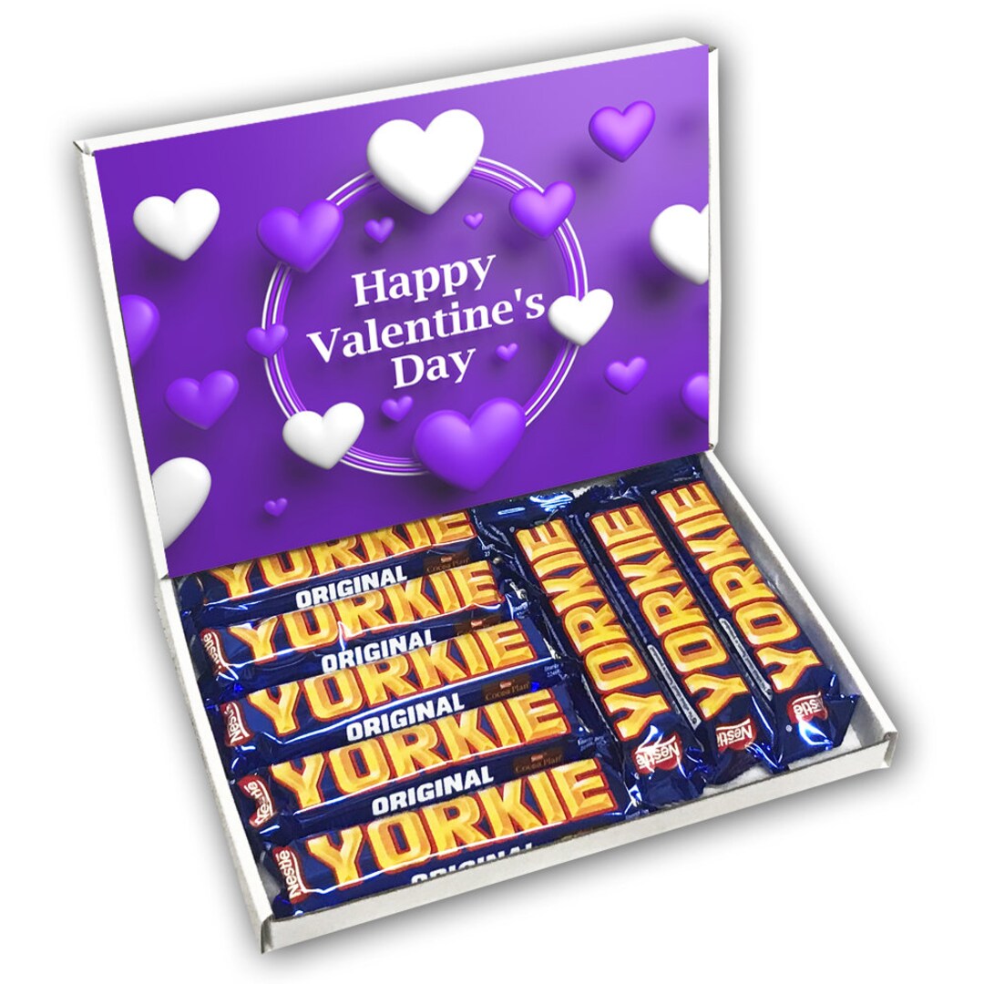 Nestle Yorkie Original Chocolate Bars Gift Box Hamper Valentines ...
