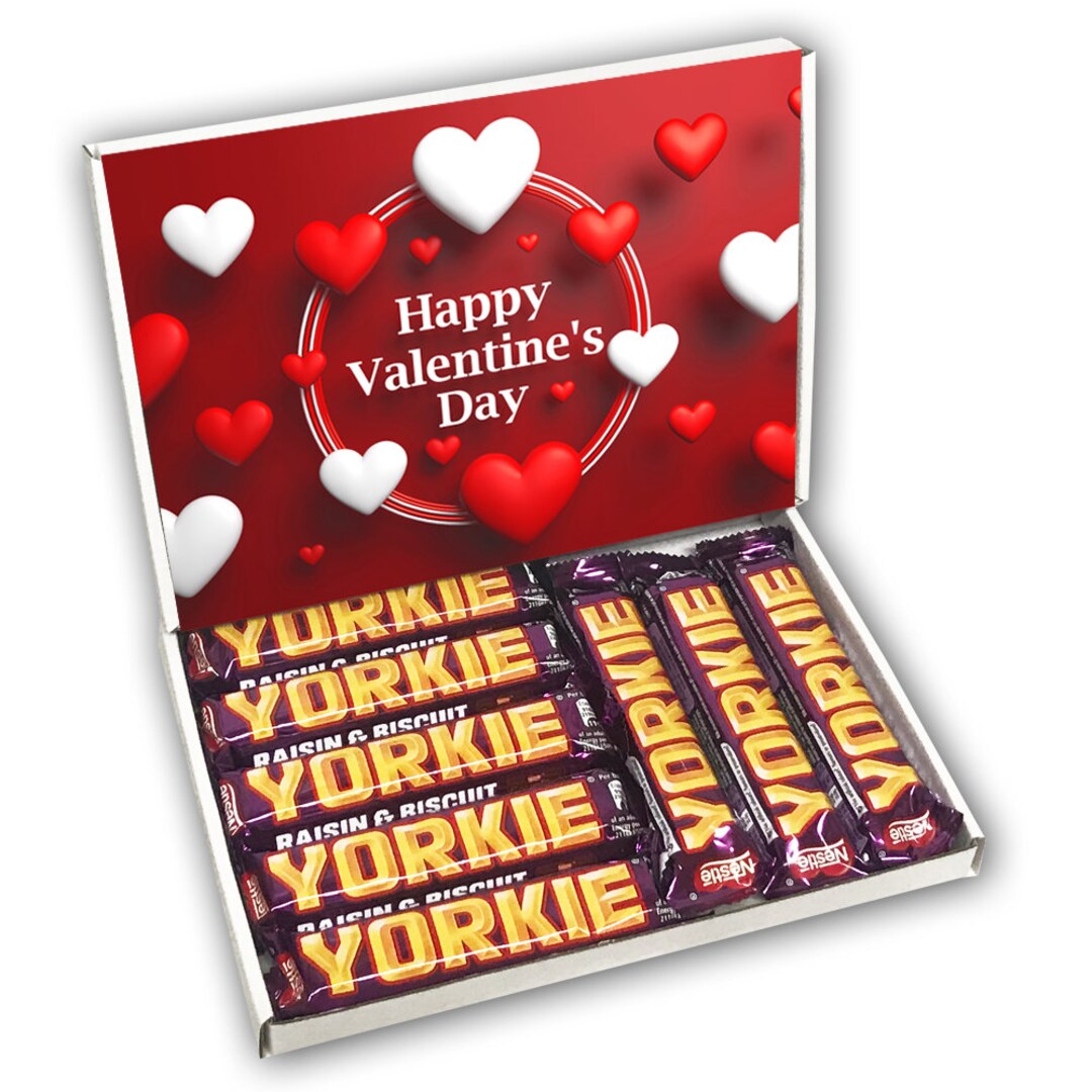 Nestle Yorkie Raisin and Biscuit Gift Box Hamper Valentines Day Gift ...