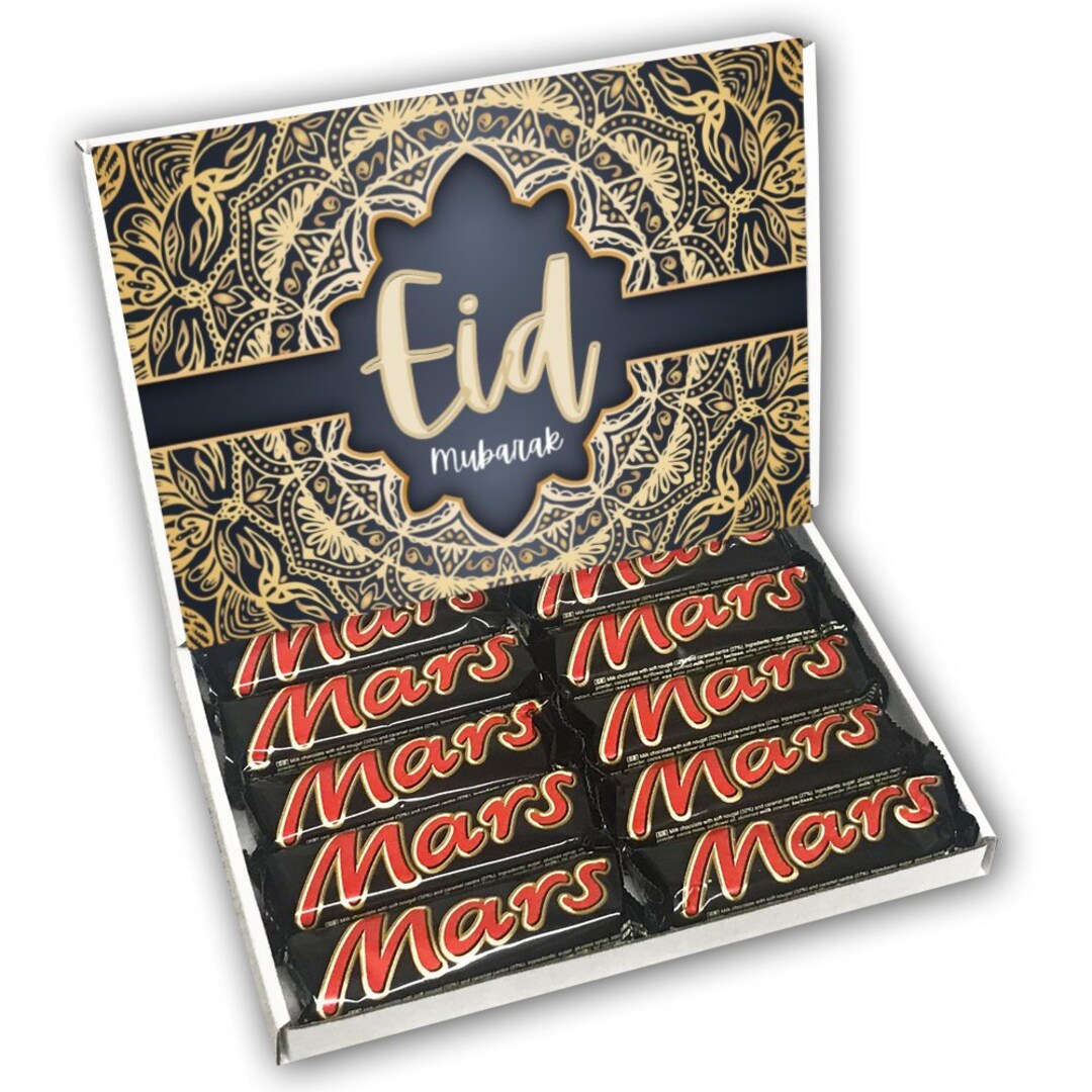 Mars Bars Chocolate Gift Box Hamper Eid Mubarak Gift Present - Etsy