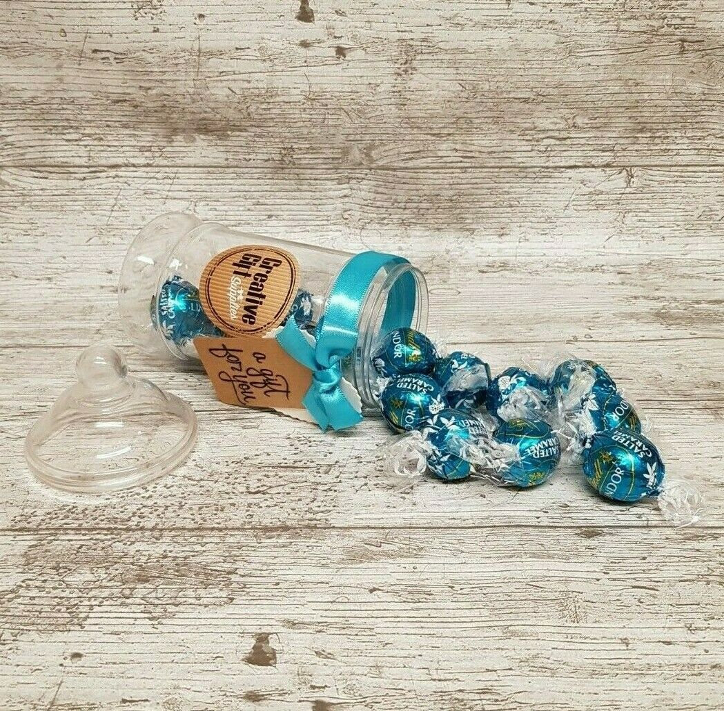 Lindt Lindor Salted Caramel Truffles Plastic Gift Jar Mothers - Etsy UK