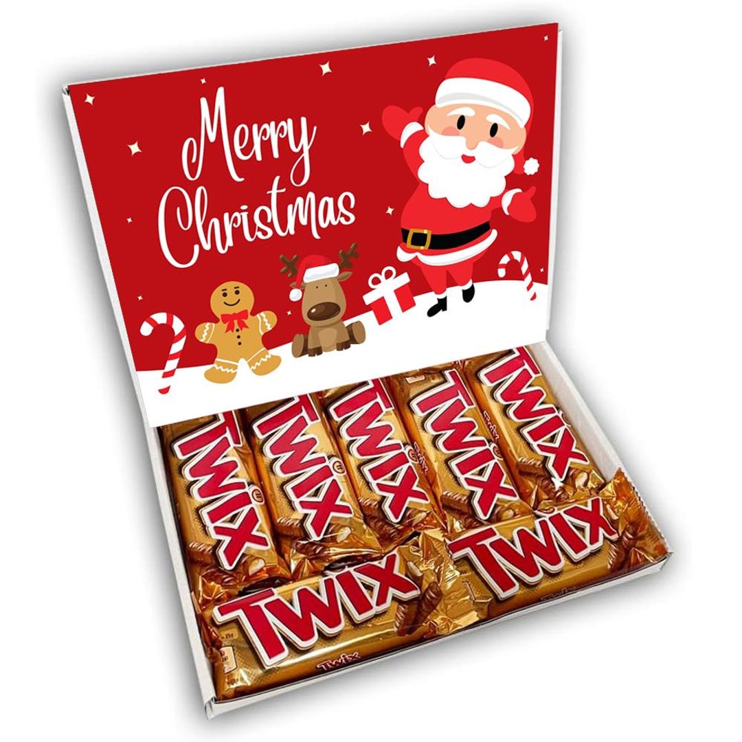 Twix Milk Chocolate Bars Gift Box Hamper Christmas Gift Present ...