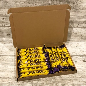 Cadburys Flake Milk Chocolate Bars Gift Box Hamper Birthday / Christmas ...