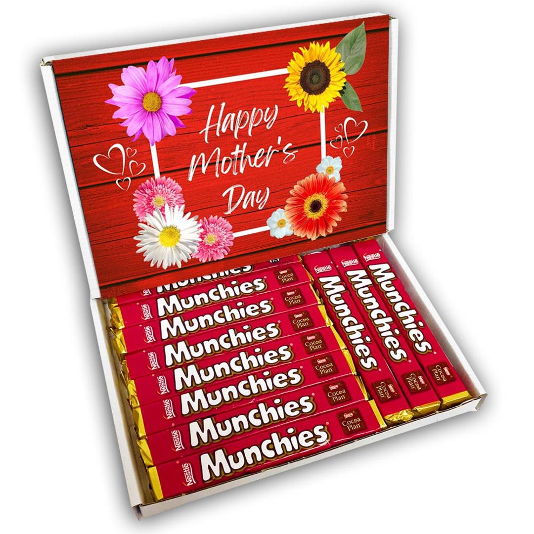 Munchies Milk Chocolate Luxury Gift Box Hamper Mothers Day Gift Present ...
