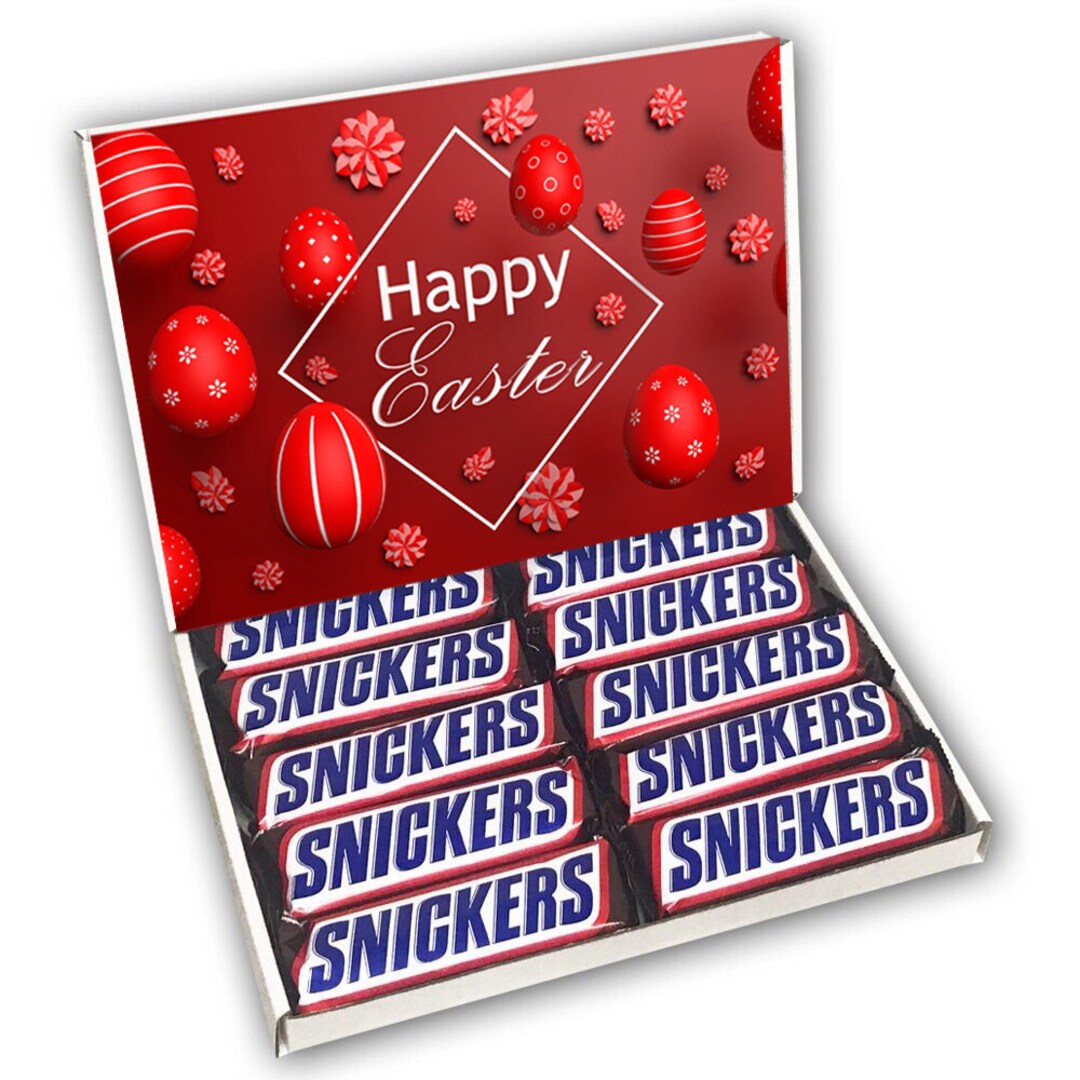 Snickers Chocolate Bars Gift Box Hamper Easter Gift Present - Etsy UK