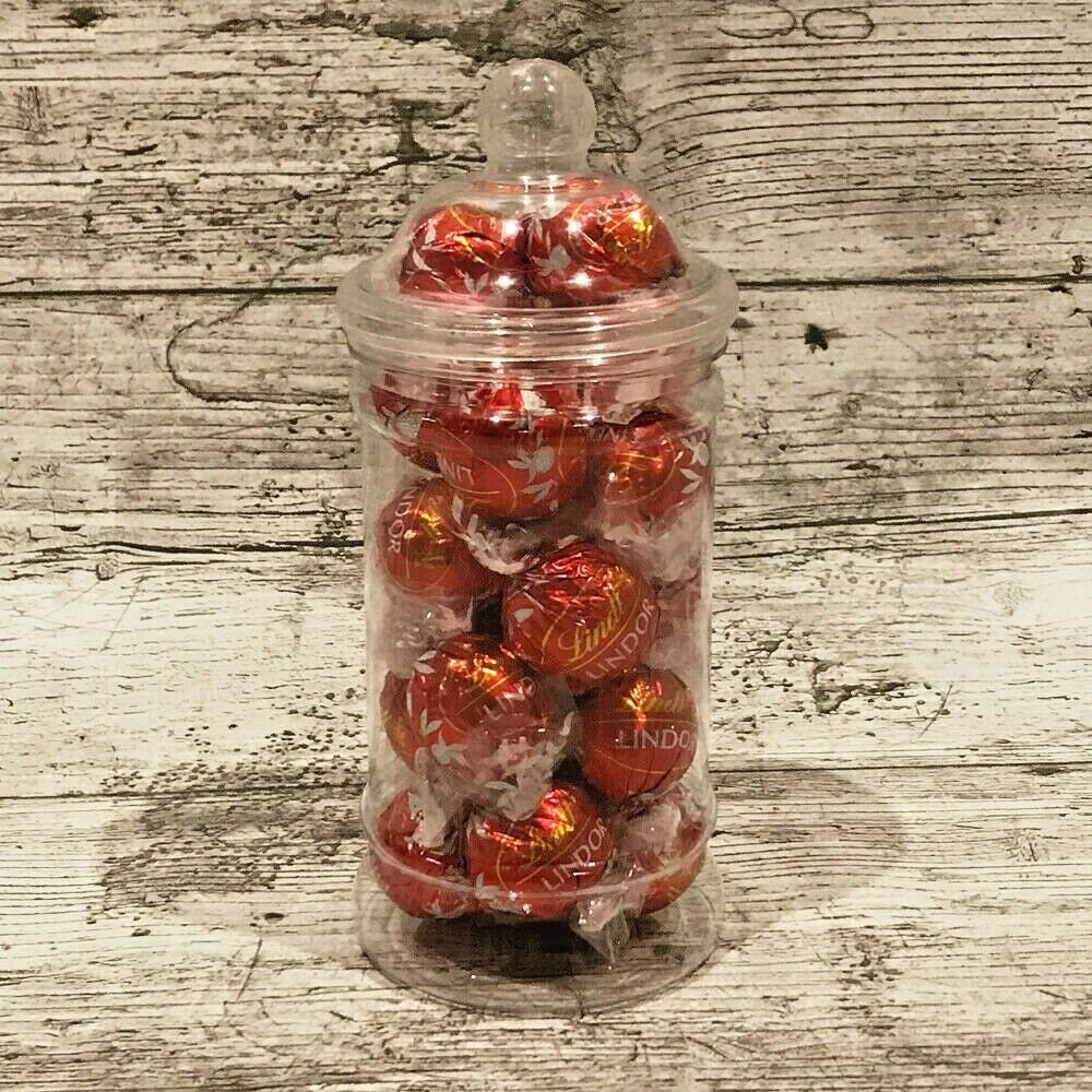 Lindt Lindor Milk Chocolate Truffles Plastic Gift Jar Mothers - Etsy UK