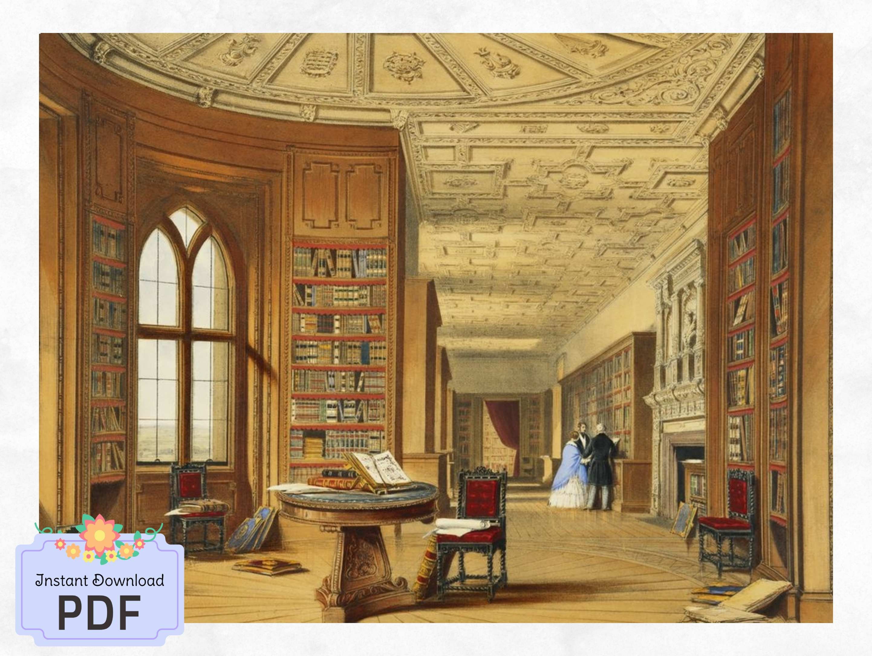 Medieval Castle Library