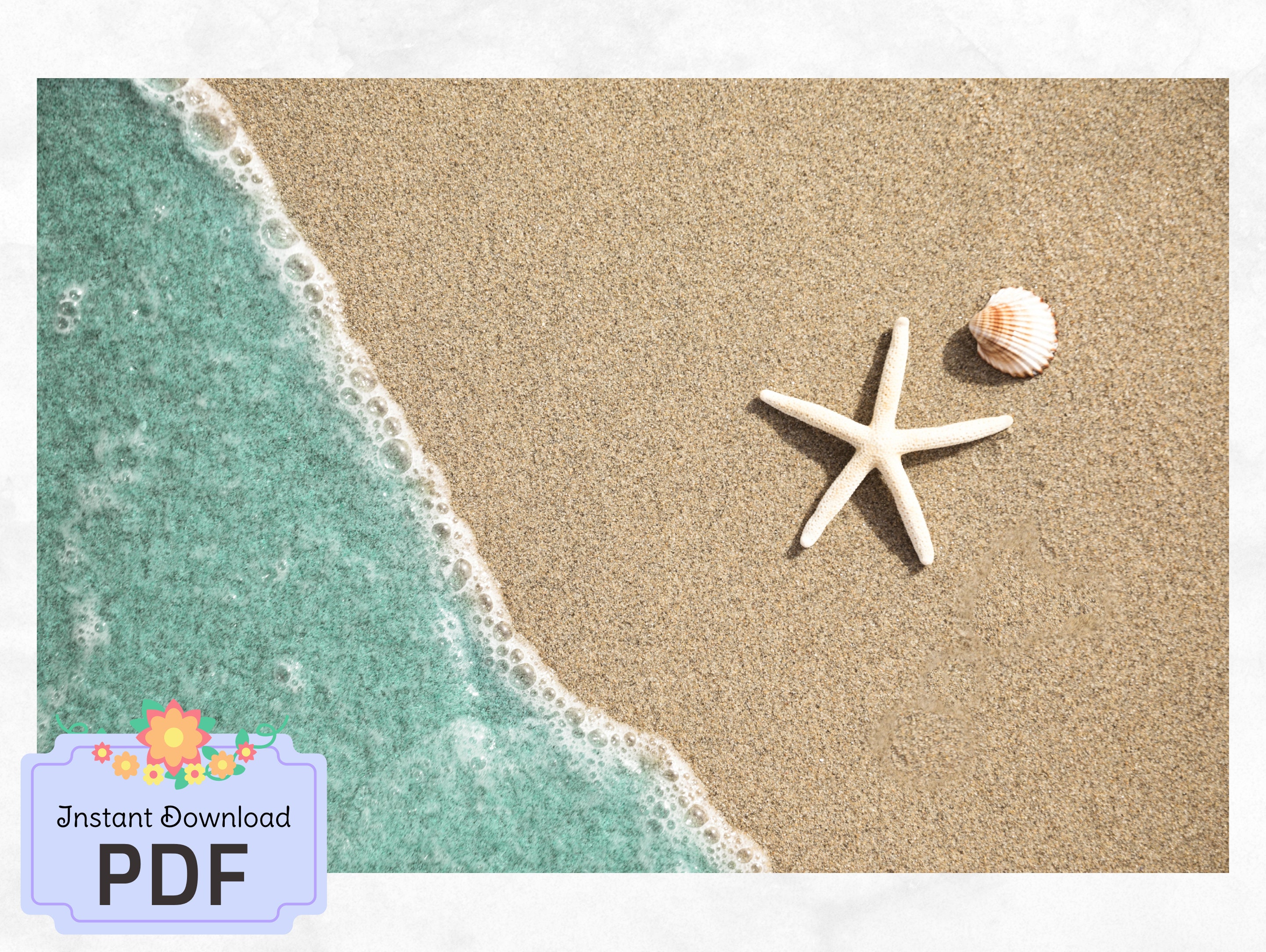 Seashell Cross Stitch Pattern , Beach X Stitch Chart , Instant Download ...