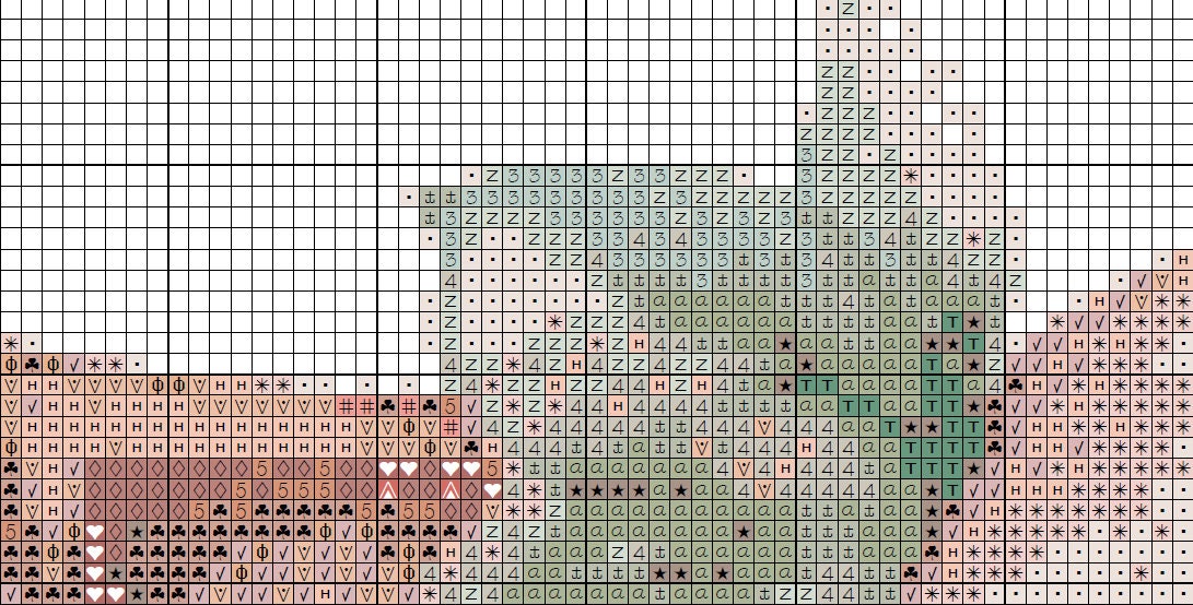 Cross With Flower Cross Stitch Pattern , Pdf , X Stitch Chart , Water ...