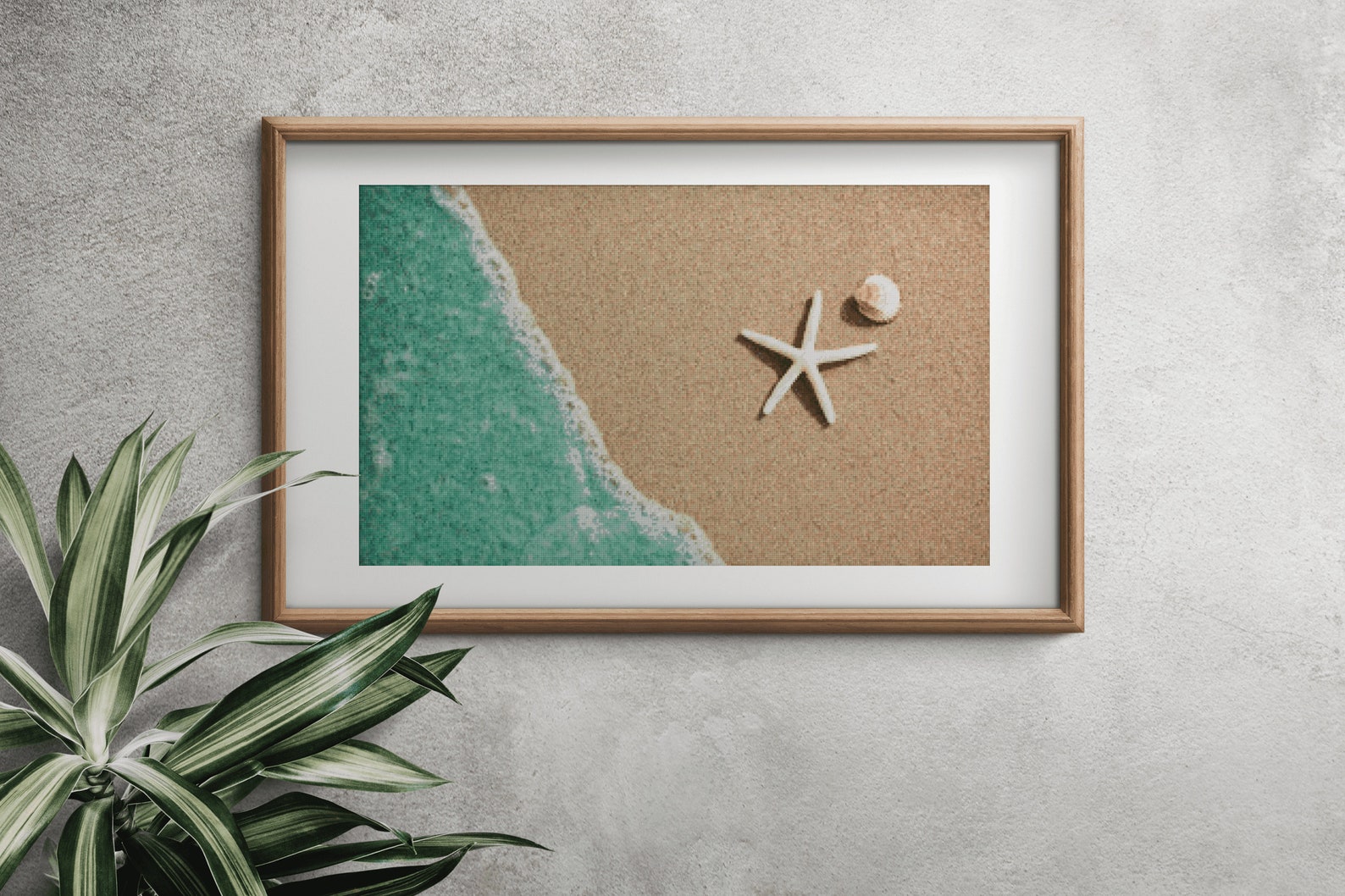 Seashell Cross Stitch Pattern , Beach X Stitch Chart , Instant Download ...