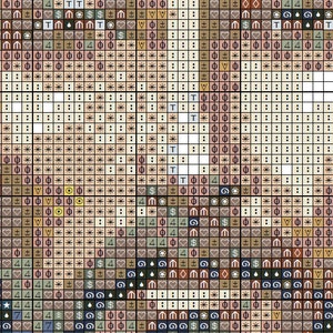 Jesus With Cross Cross Stitch Pattern , Pdf , X Stitch Chart , Instant ...
