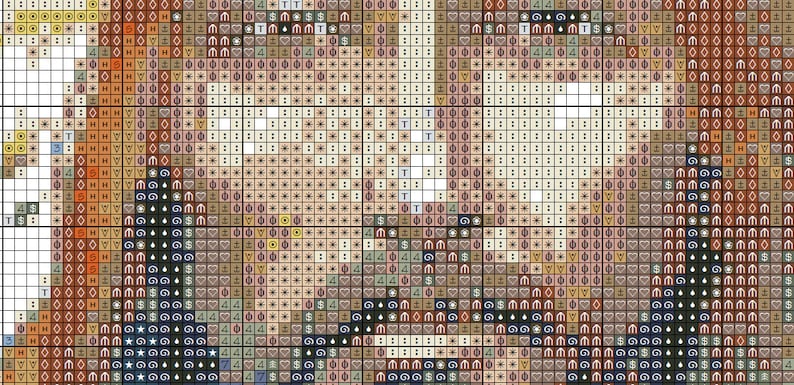 Jesus With Cross Cross Stitch Pattern , Pdf , X Stitch Chart , Instant ...
