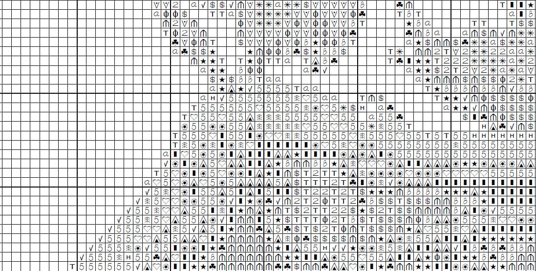 Green Cross Cross Stitch Pattern , Pdf , X Stitch Chart , Water Color ...