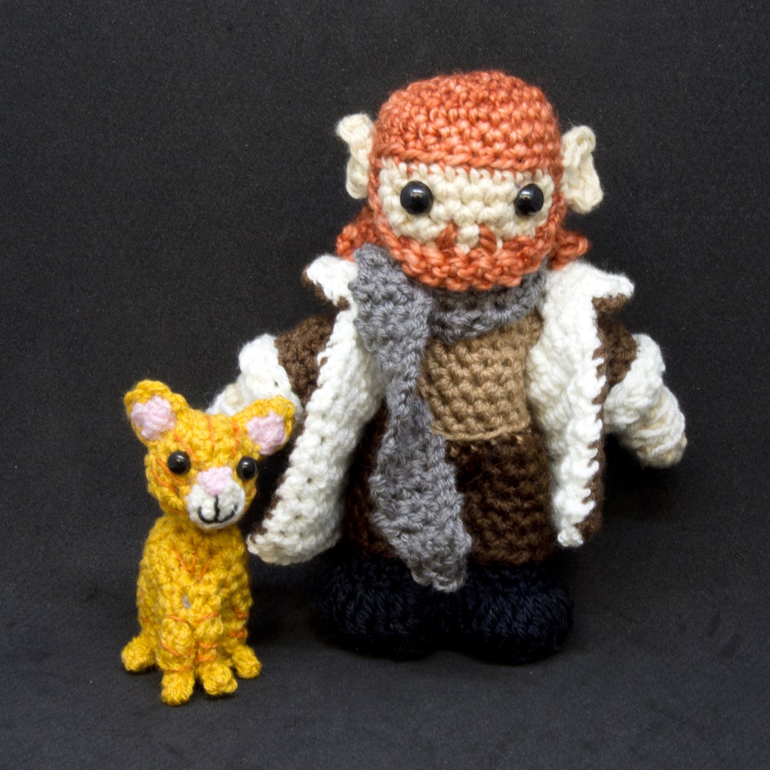Amigurumi Doll Pattern - Critical Role - Caleb Widogast With Frumpkin ...