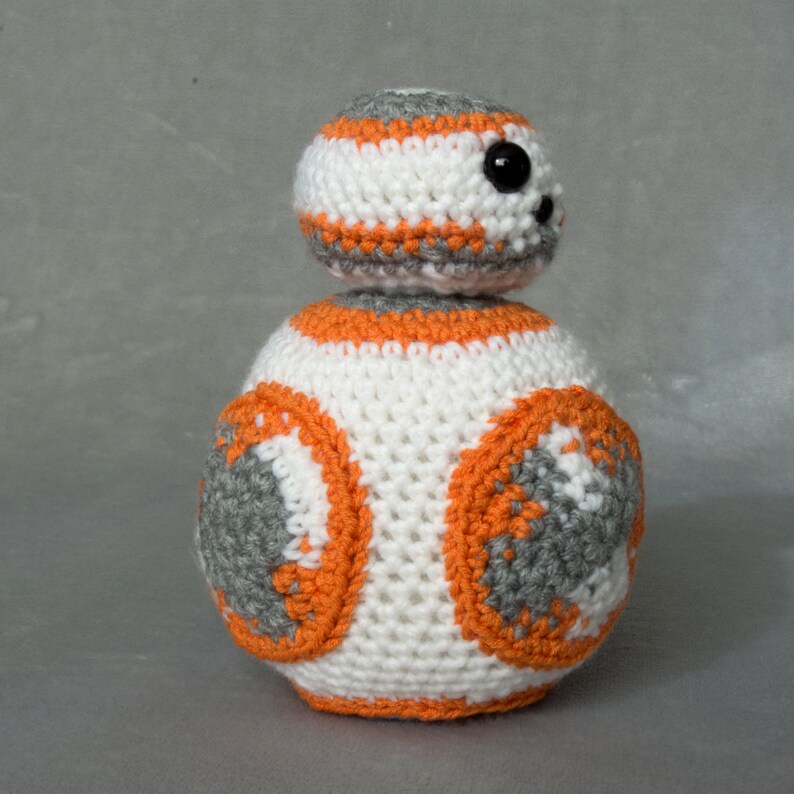 Crochet Pattern Digital PDF Star Wars BB8, Amigurumi DIY Craft Kit - Etsy