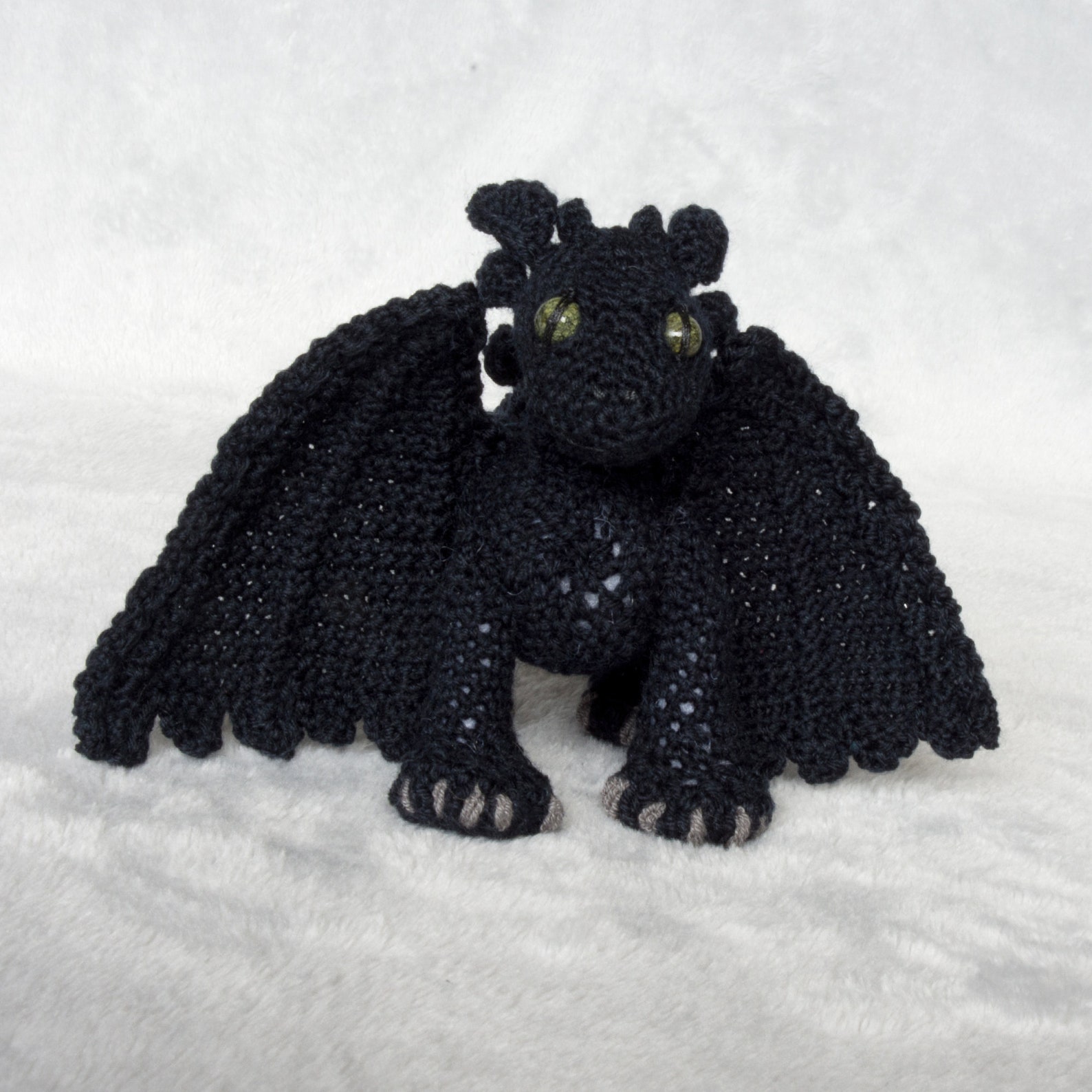 Crochet Amigurumi Toy Pattern - How to Train Your Dragon - Toothless ...