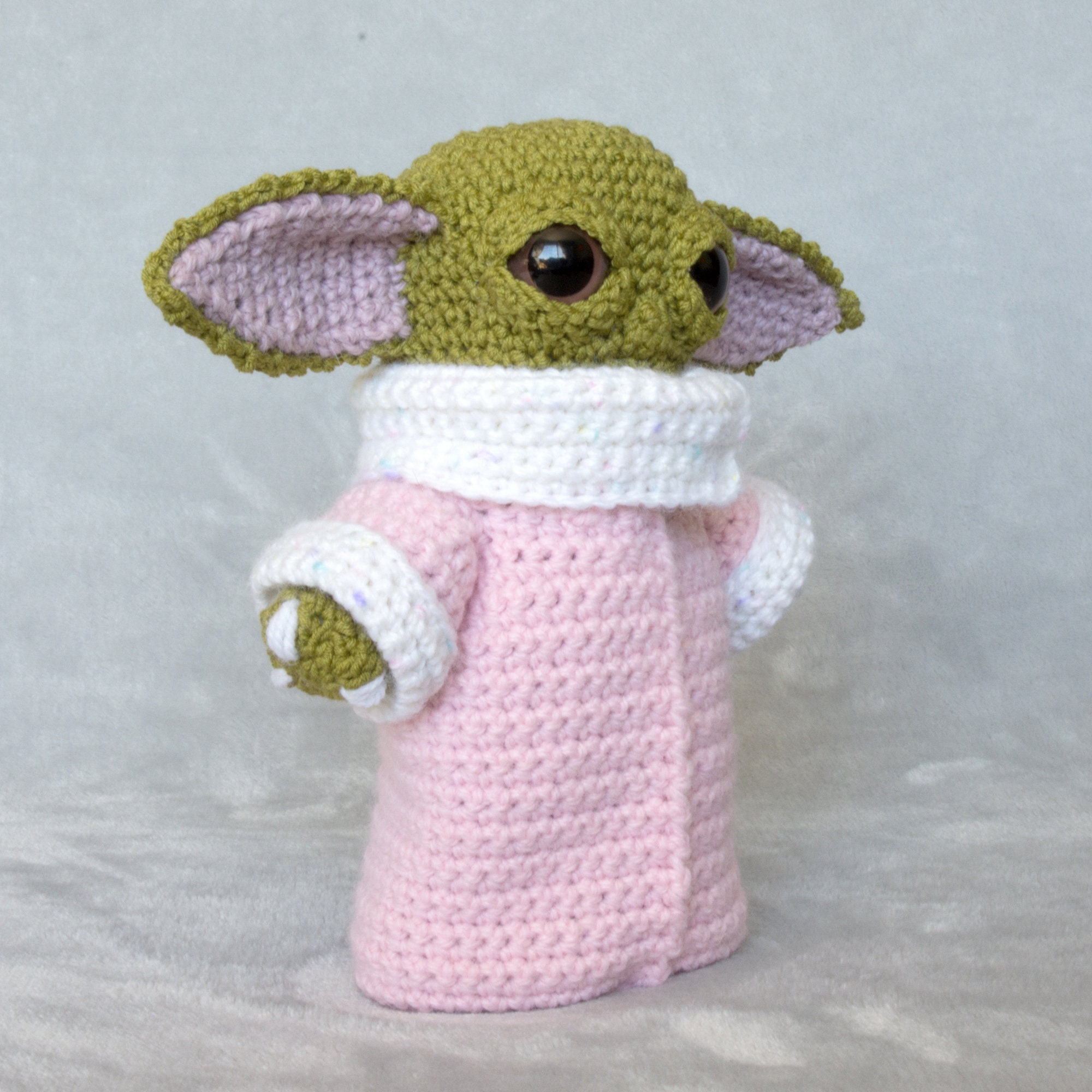 Crochet Amigurumi DIY Kit - Star Wars - Grogu - Pink, Digital Pattern ...
