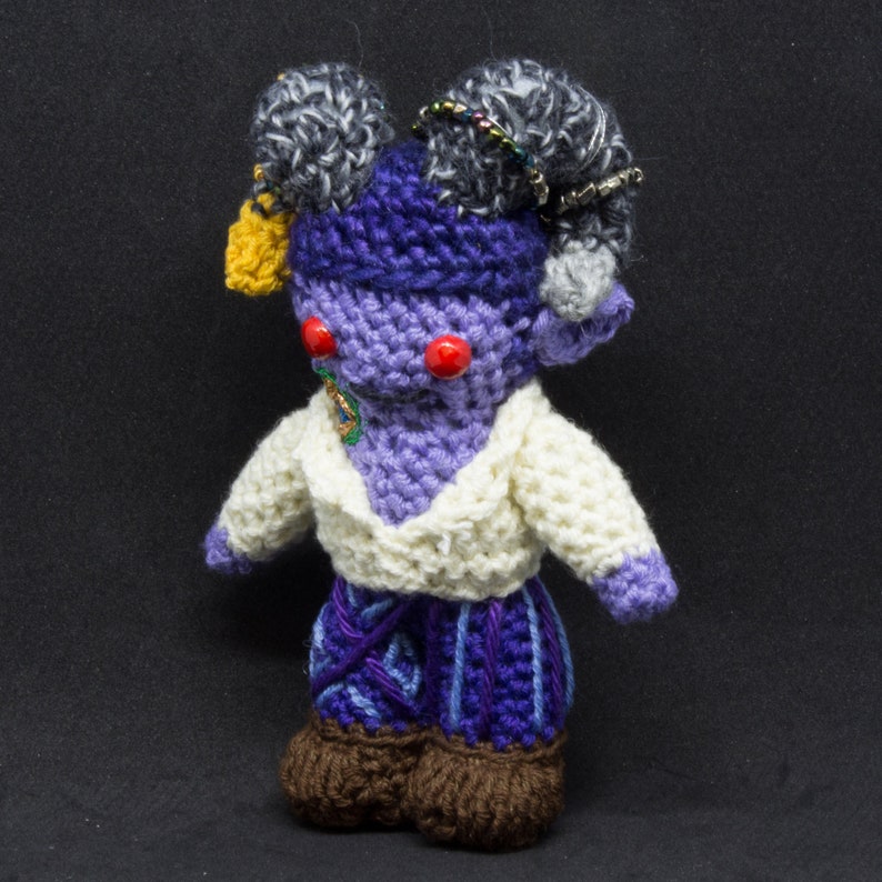Amigurumi Crochet Doll DIY Kit - Critical Role - Mollymauk, Digital ...