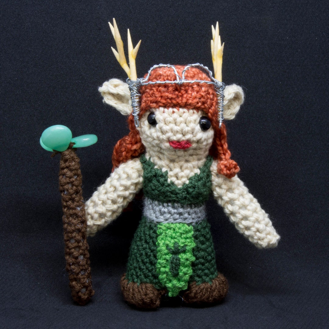 Amigurumi DIY Craft Kit - Critical Role - Keyleth, Crochet Pattern ...
