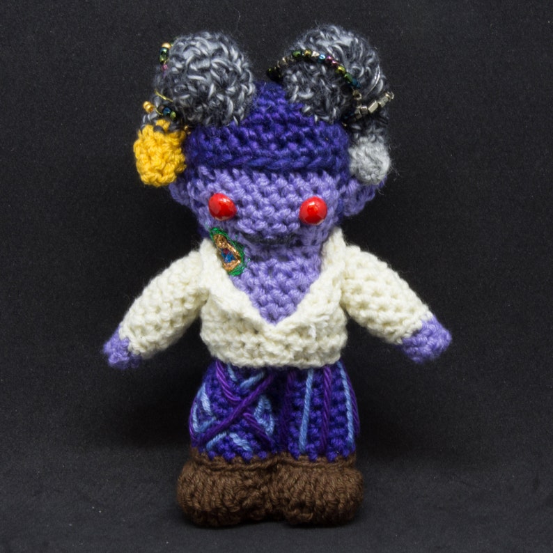 Amigurumi Crochet Doll DIY Kit - Critical Role - Mollymauk, Digital ...