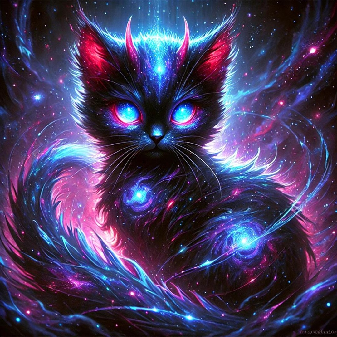 Astral Kitten Spirit Companion by Mystical Aria - Etsy