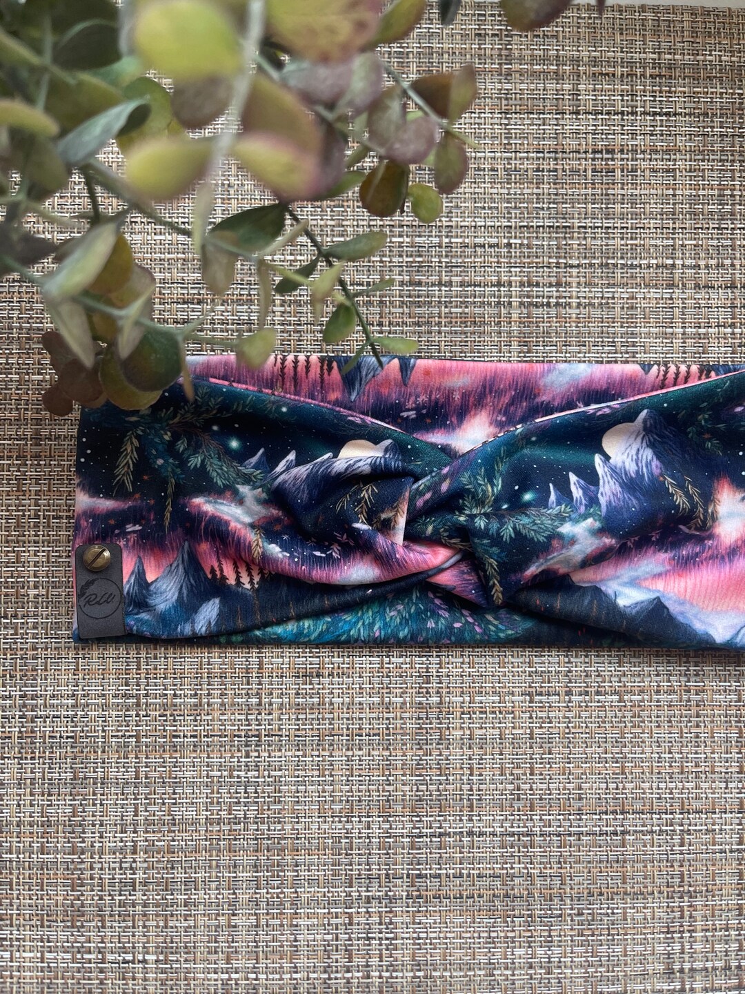 Magical Mountains Aurora Headband |adult Headband /extra Wide Headband ...
