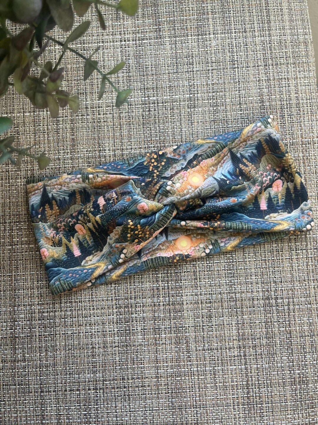 Fairytale Forest Headband /hair Accessories / Yoga Headband Turban ...