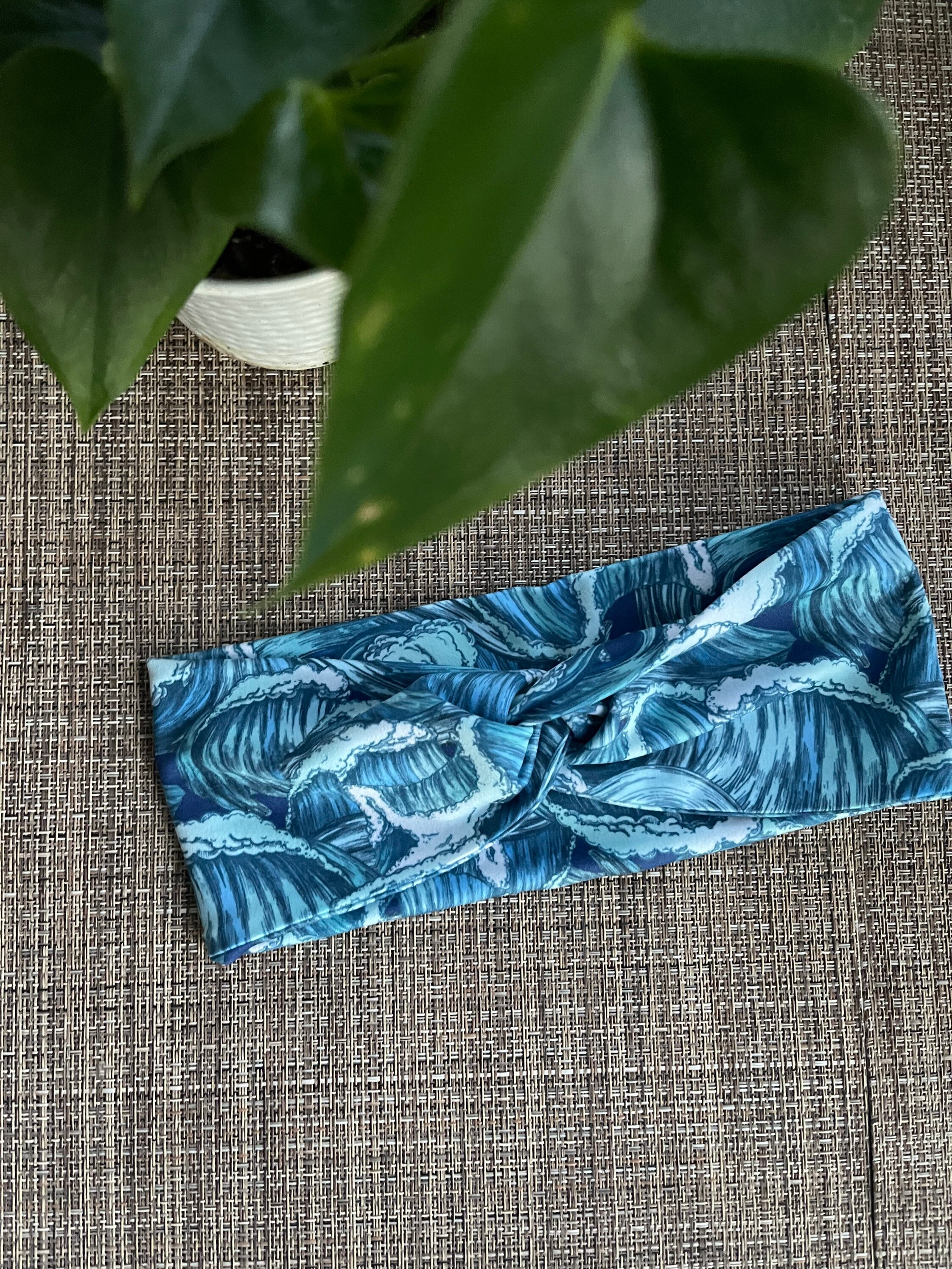 Ocean Waves Headband / Hair Accessories / Headband Turban / Nurse ...