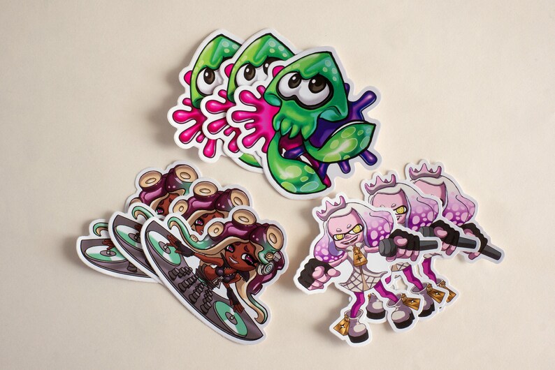 Splatoon 2 Pearl Marina and Inkling Stickers - Etsy