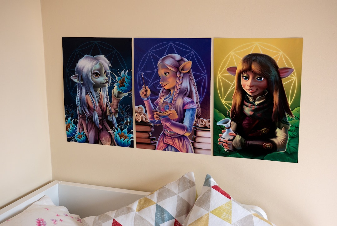 Dark Crystal Age of Resistance Rian, Deet and Brea Art Prints A3 - Etsy