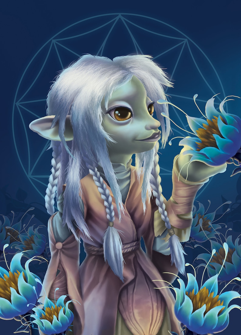 Dark Crystal Age of Resistance Rian Deet and Brea Art Prints | Etsy