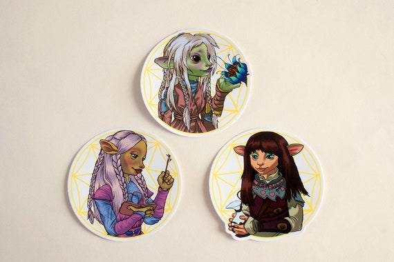Dark Crystal Age of Resistance Rian Brea and Deet Stickers | Etsy