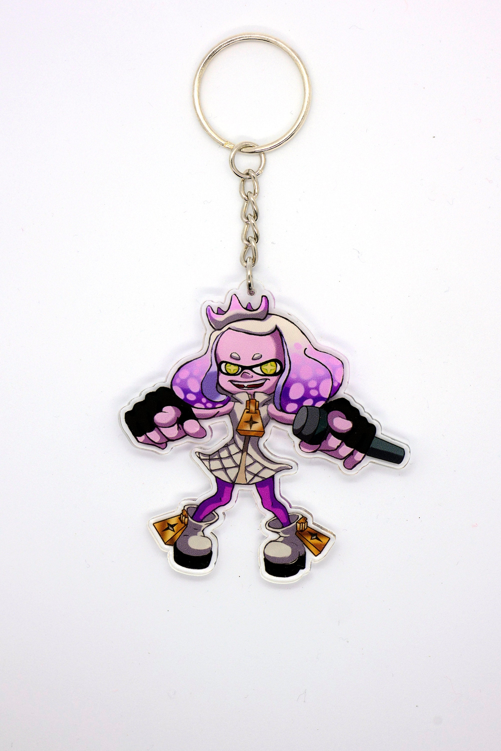 Inkling Pearl and Marina Splatoon 2 Acrylic Keychain Charm | Etsy