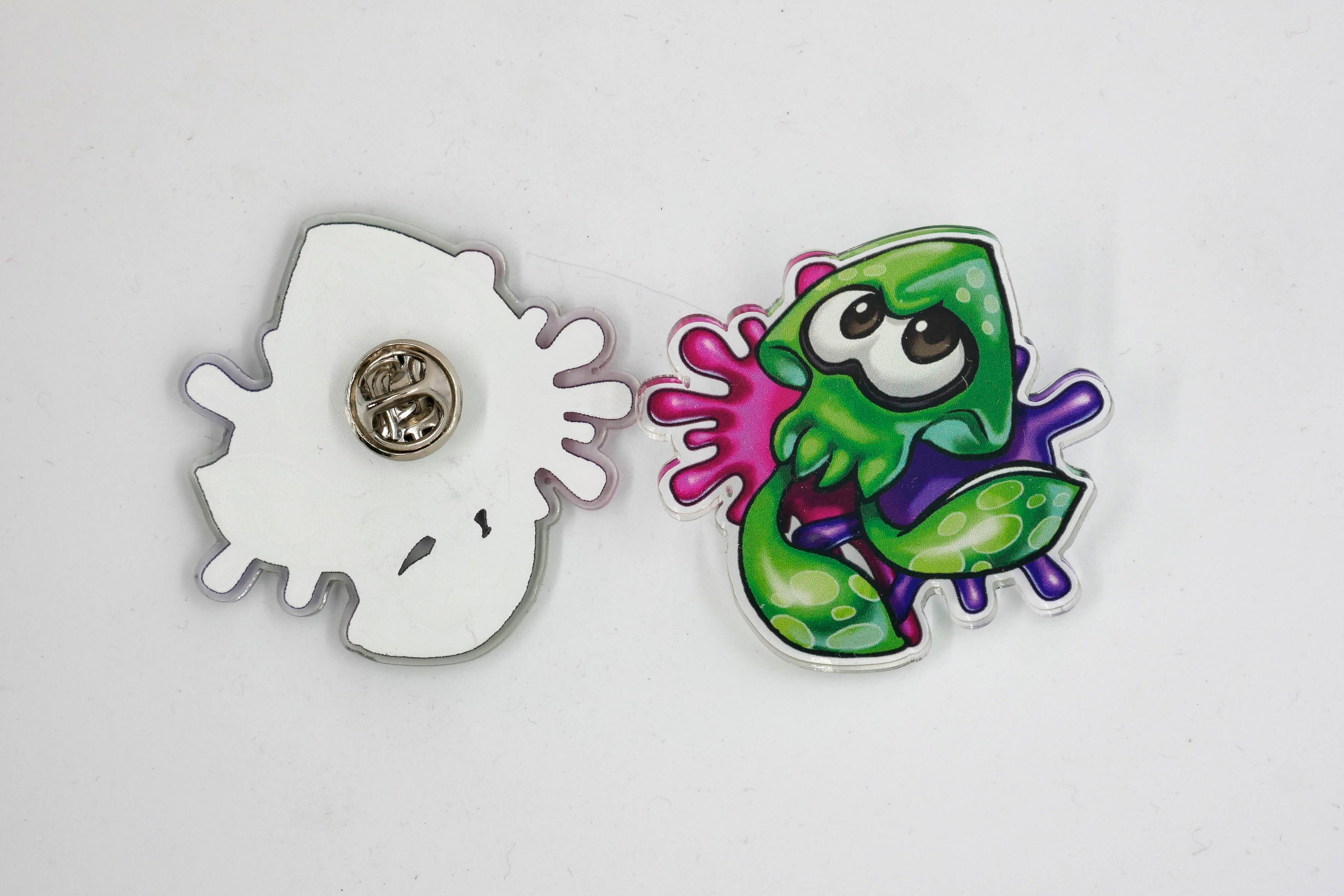 Inkling Splatoon 2 Pin Badge - Etsy