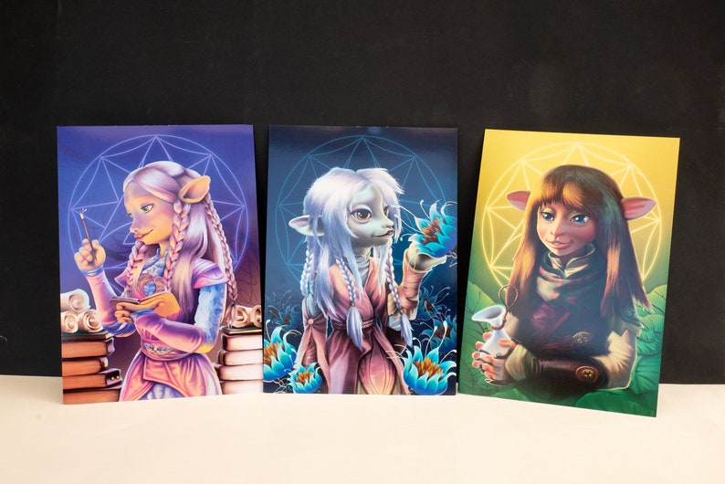 Dark Crystal Age of Resistance Rian Deet and Brea Art Prints - Etsy