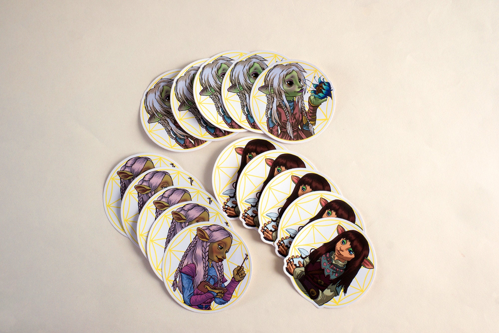 Dark Crystal Age of Resistance Rian Brea y Deet Stickers - Etsy España