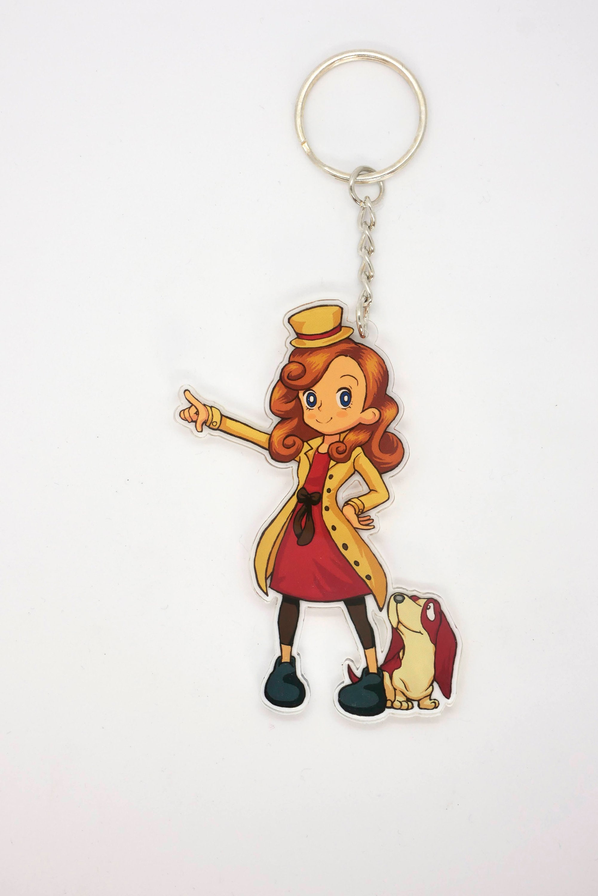 Katrielle Layton und die Millionars Verschworung Acryl Schlusselanhanger Charme Etsy